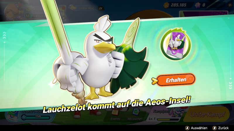 Lauchzelot in Pokémon Unite, neue Events in Café ReMix - PikaExperte.de